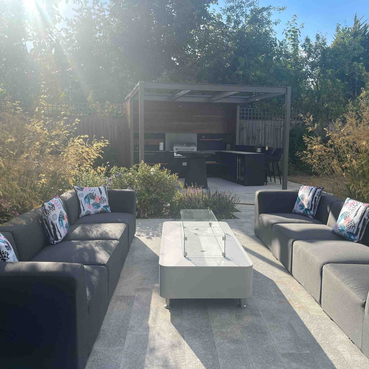 Marble Porcelain Fire Pit – FirePit.co.uk