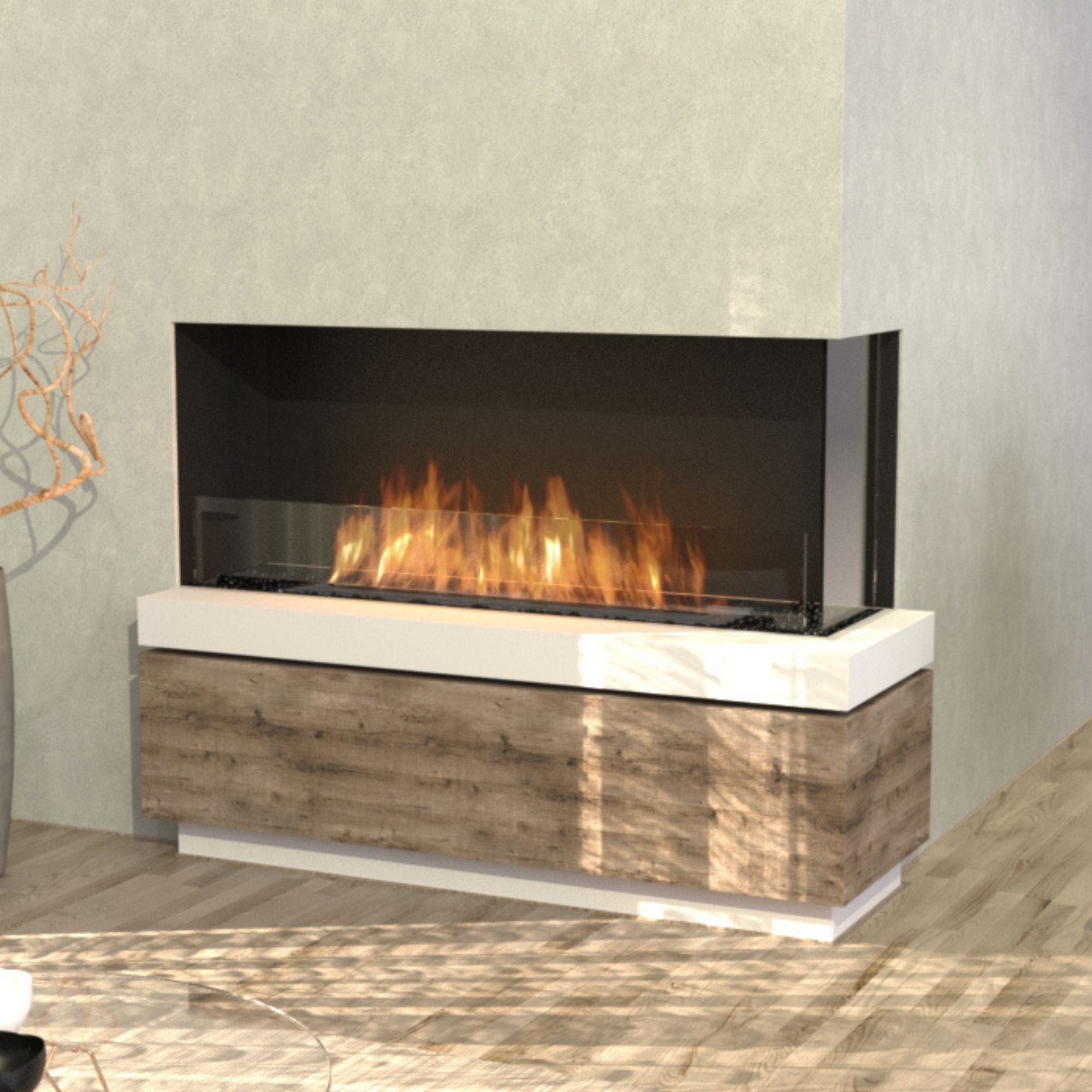 EcoSmart Fire Right Corner Bioethanol Fireplace – FirePit.co.uk