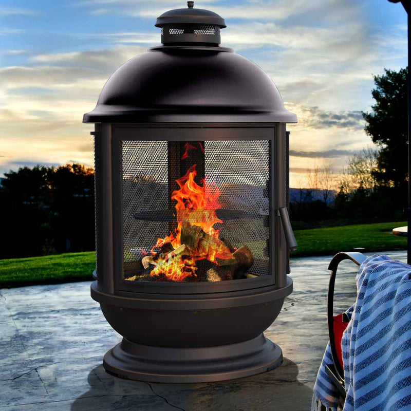 Haloo Apollo Outdoor Wood Burning Garden Fire Pit – FirePit.co.uk